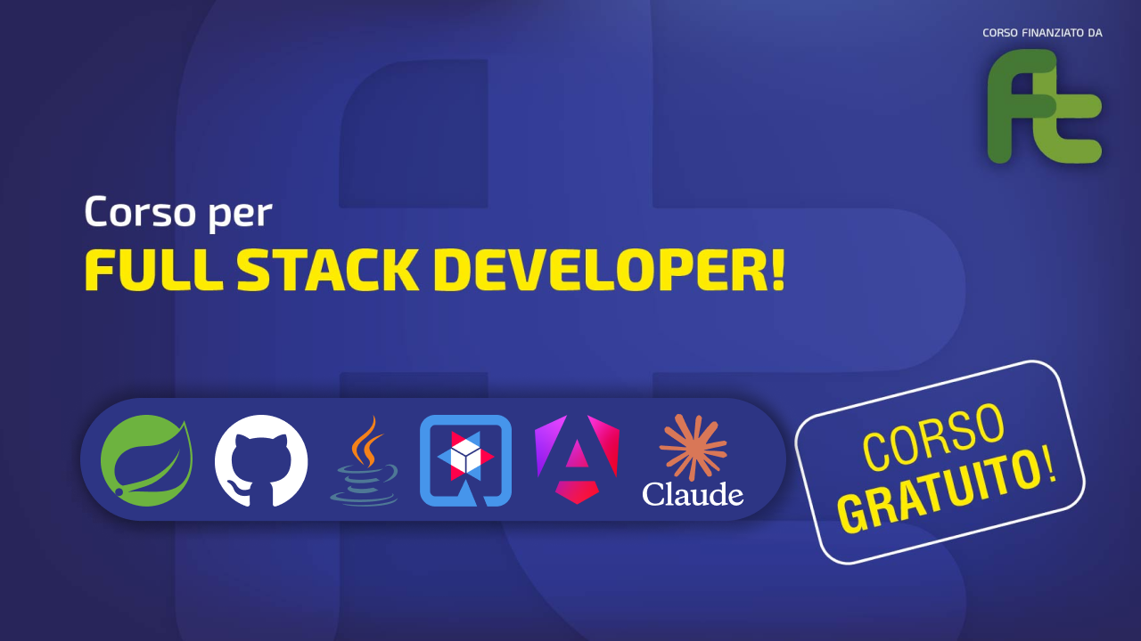 Diventa un Full Stack Developer con Angular, Spring Boot e AI! • Tc-Web